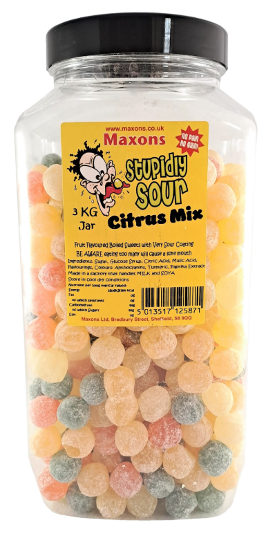 Maxons - Stupidly Sour - Sour Candy Balls