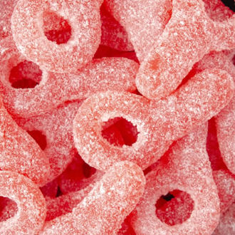 BULK - Strawberry Sour Tinglers (Sour Keys)