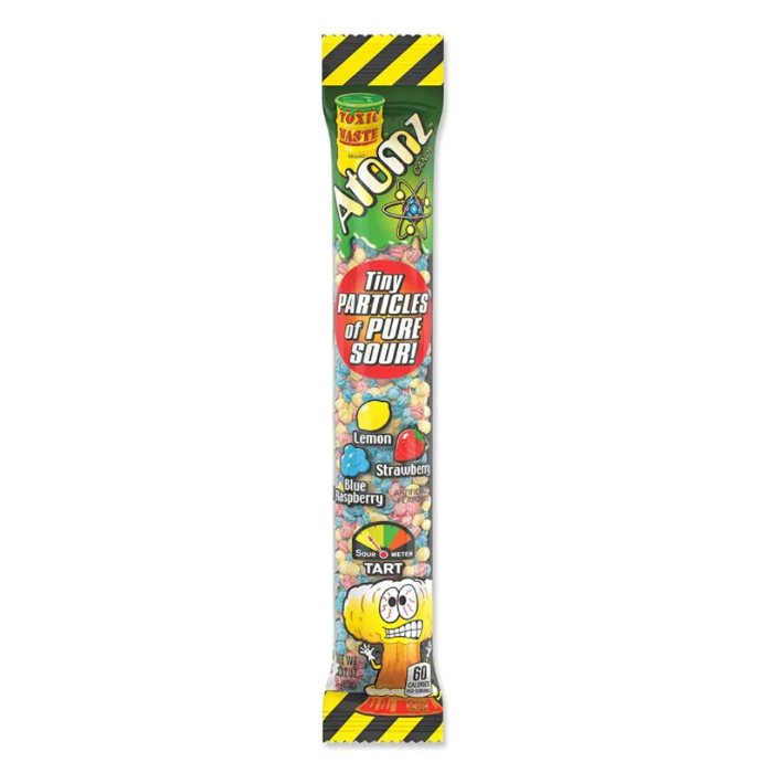 Toxic Waste - Atomz - Super Sour Candy - 60g (Pakistan)(Trending)