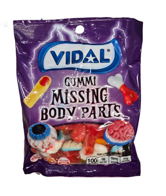 Vidal - Gummi Missing Body Parts - 127g (Halloween)