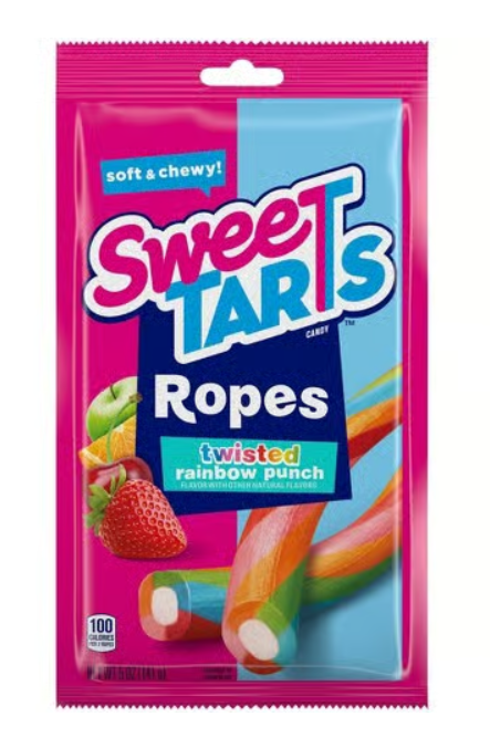 Wonka - Sweetarts Ropes - Twisted Rainbow - 141g