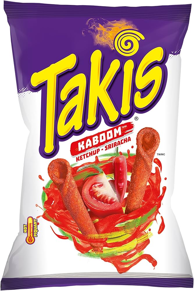 Takis - Kaboom Ketchup Sriracha - 80g (Mexico)