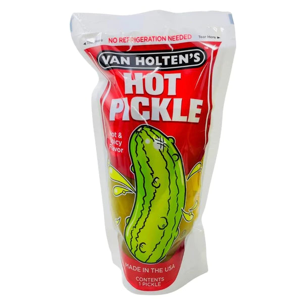 Van Holten's - Hot Jumbo - Pickle in a Pouch - 1 Pickle